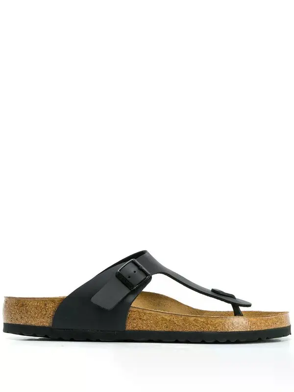 BIRKENSTOCK Birko-flor Thong Sandals - Black