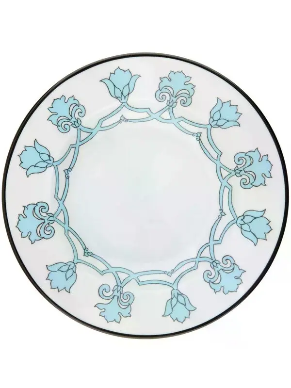 PINTO PARIS Jaipur Porcelain Soup Plate - Blue