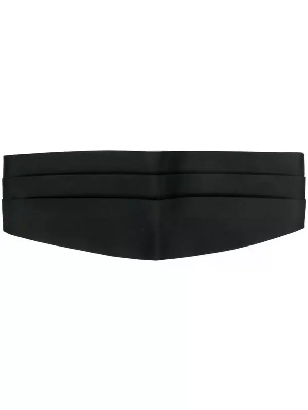 FURSAC Layered Silk Belt - Black