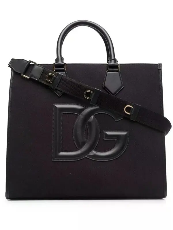 Dolce & Gabbana Logo-patch Shopper - Black