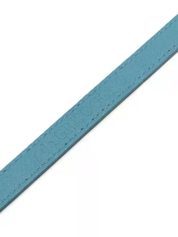 De Grisogono Flat Leather Bracelet - Blue
