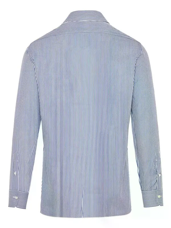 BARBA NAPOLI Striped Shirt - Blue