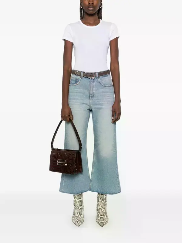 Victoria Beckham Wide-leg Cropped Jeans