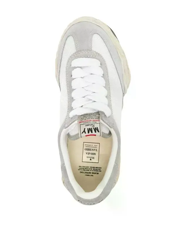 Mihara Yasuhiro Herbie Distressed Effect Sneakers - Grey