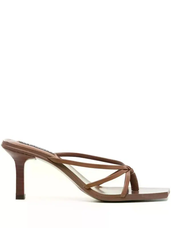 Senso Maria 70mm Leather Sandals - Brown