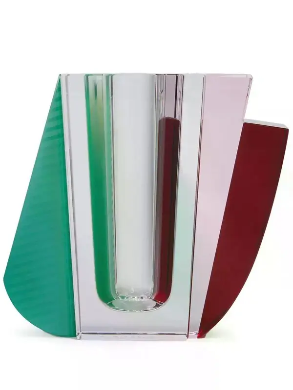 REFLECTIONS COPENHAGEN Rayleigh Crystal Vase - Green