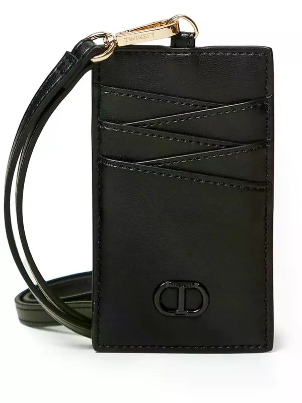 TWINSET Detachable-lanyard Cardholder - Black