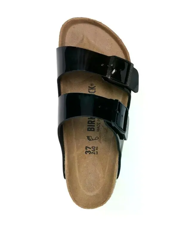 BIRKENSTOCK Arizona Buckled Sandals - Black