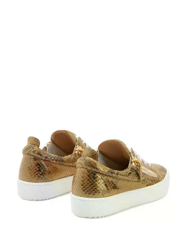 GIUSEPPE ZANOTTI Gail Low Top Sneakers - Gold
