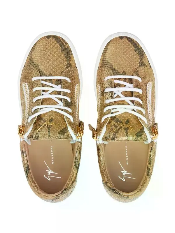 GIUSEPPE ZANOTTI Gail Low Top Sneakers - Gold