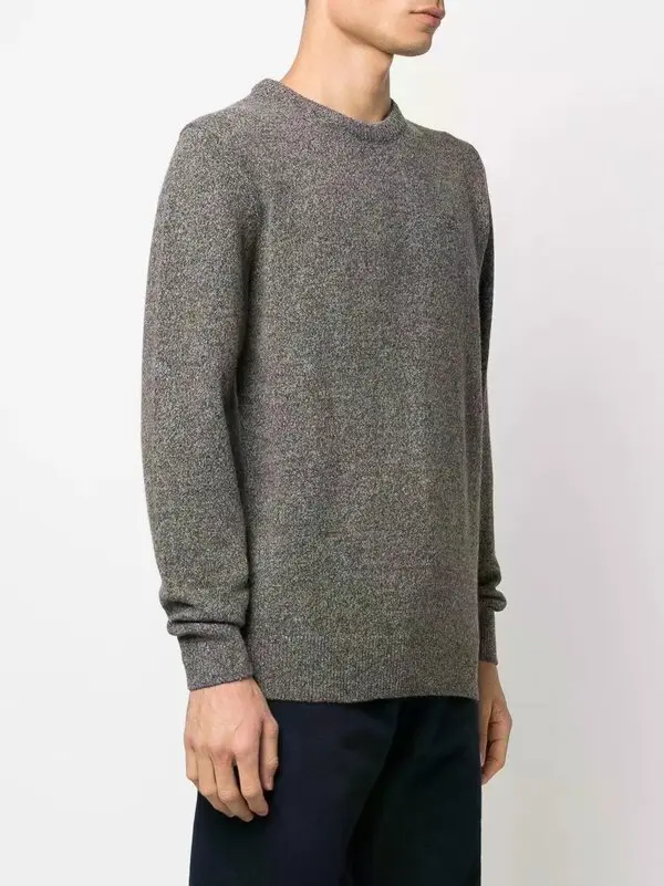 Barbour Crewneck Knitted Jumper - Brown