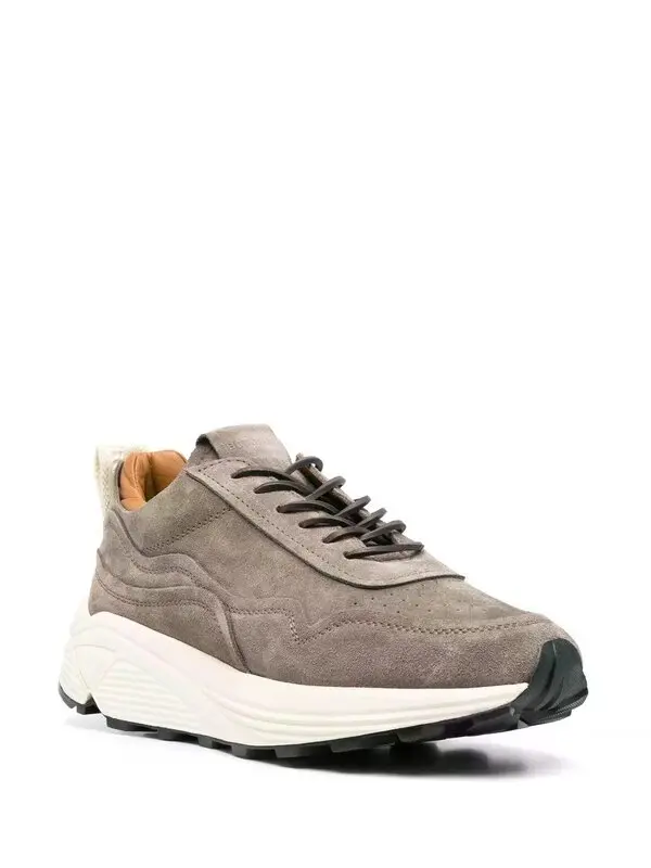 BUTTERO® Lace-up Chunky Sole Sneakers - Grey