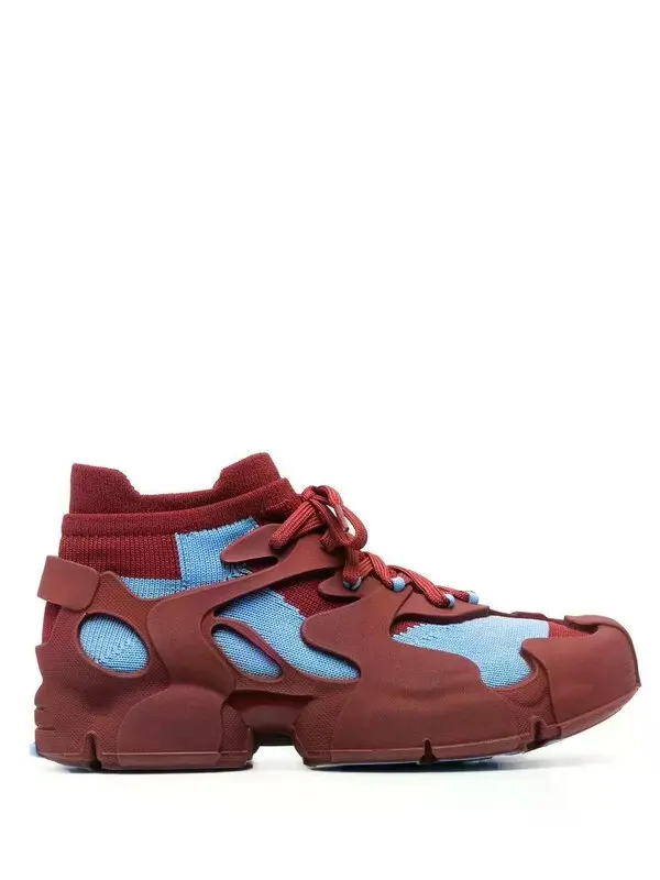 Camper Lace-up High-top Sneakers - Red