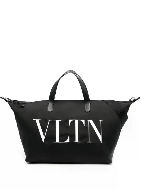 Valentino Garavani Logo-print Tote Bag - Black