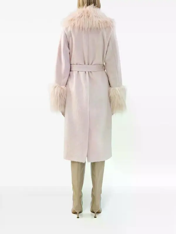 UNREAL FUR Faux Fur Belted Paris Coat