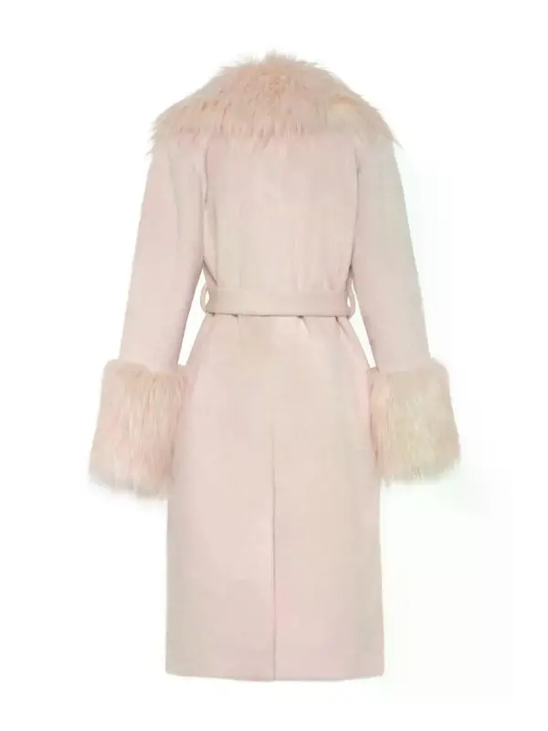 UNREAL FUR Faux Fur Belted Paris Coat