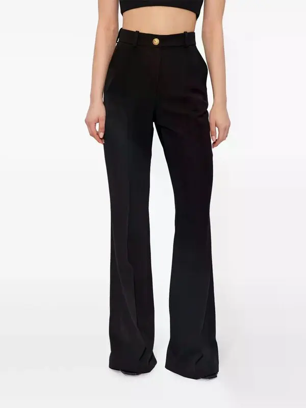 Balmain Flared Virgin-wool Trousers
