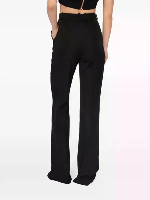 Balmain Flared Virgin-wool Trousers