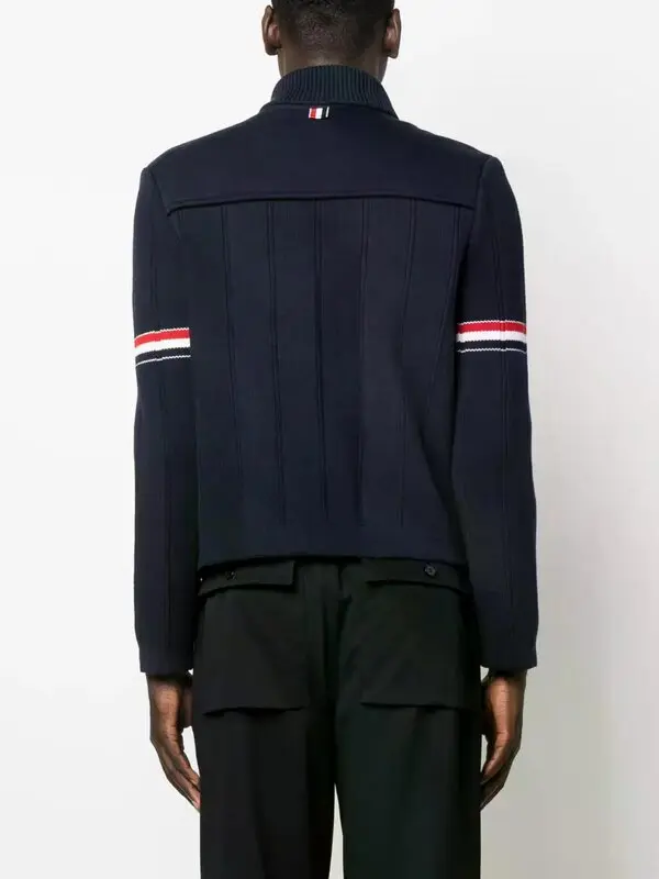 Thom Browne Single-breasted Button-fastening Shirt Jacket