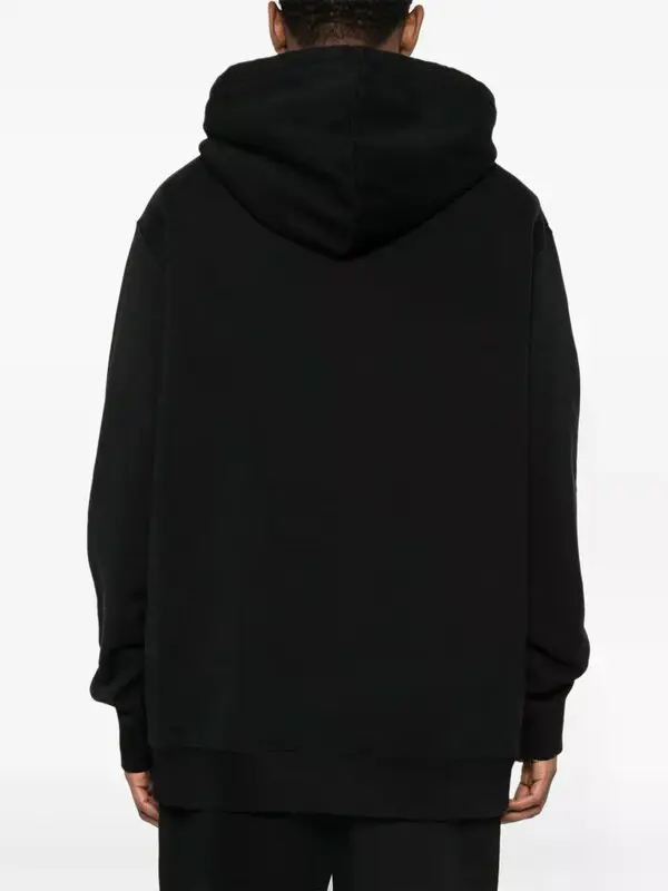LANVIN Logo-embroidered Cotton Hoodie