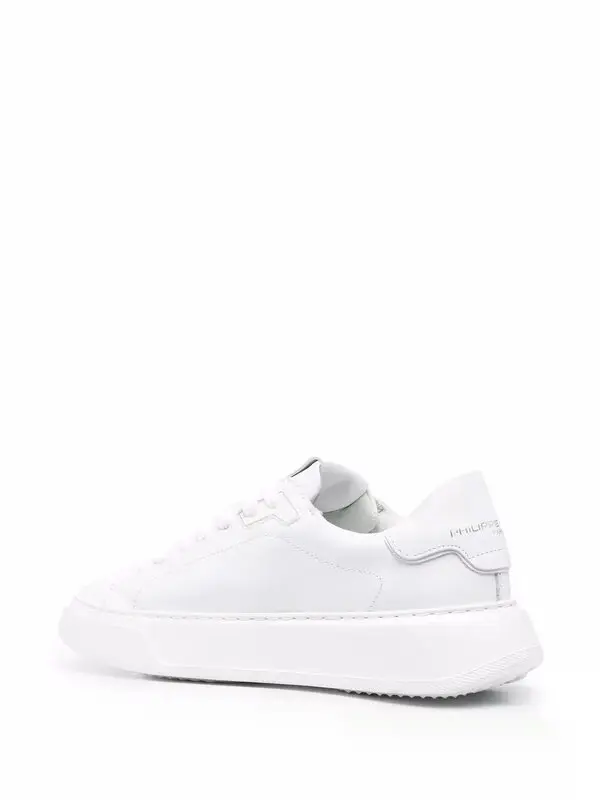 Philippe Model Side Logo-patch Sneakers - White