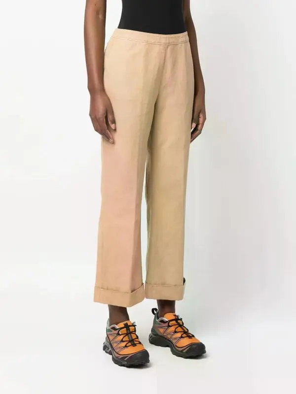Aspesi Cropped Flared Trousers