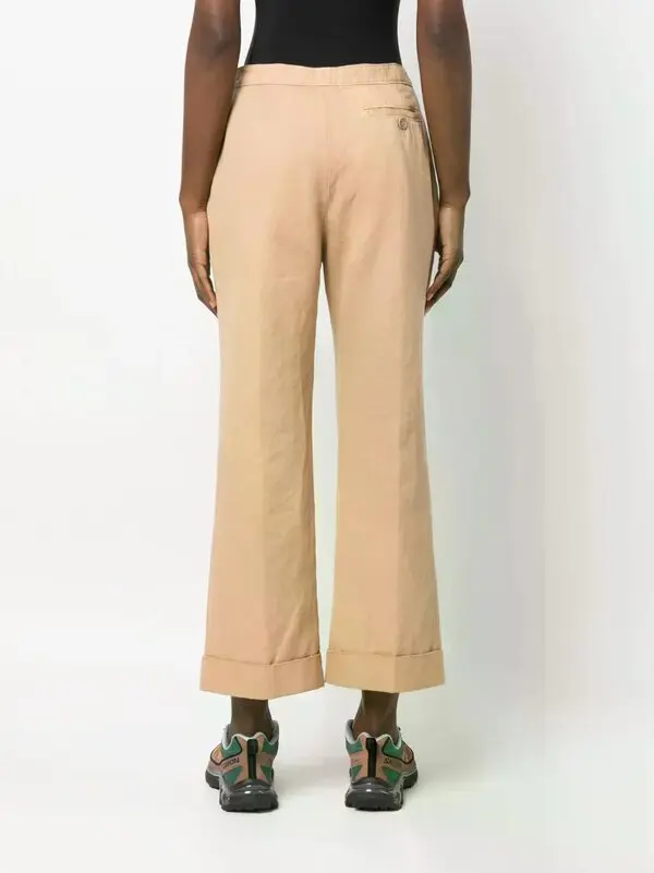 Aspesi Cropped Flared Trousers