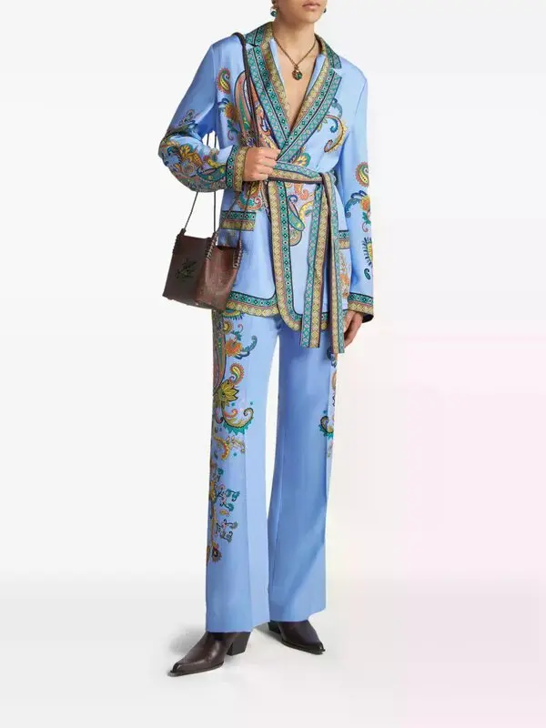 Etro Silk Twill Blazer