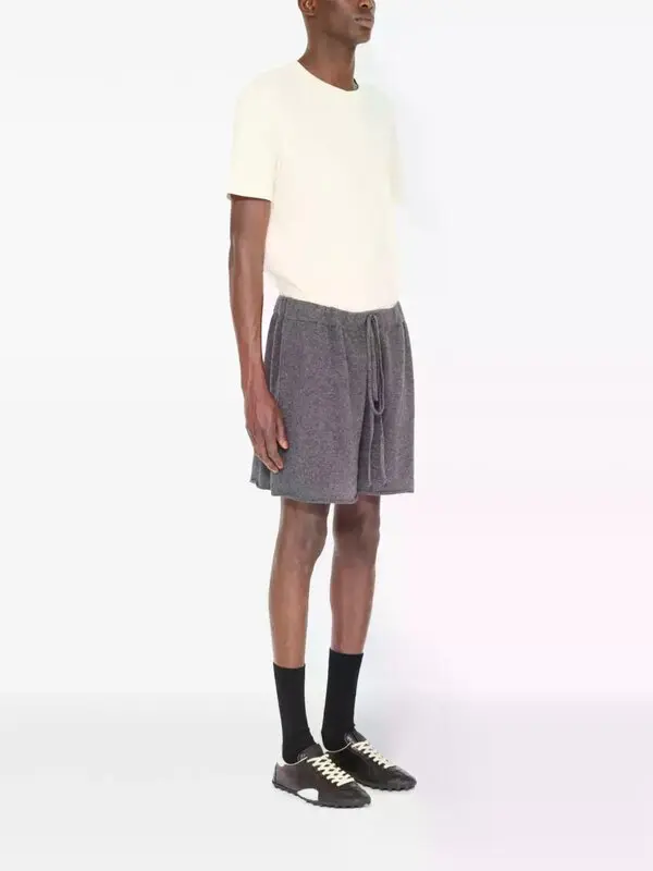 MAISON MARGIELA Four-stitch Wool-cashmere Shorts