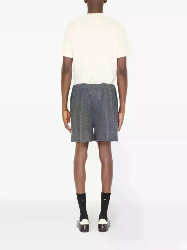 MAISON MARGIELA Four-stitch Wool-cashmere Shorts
