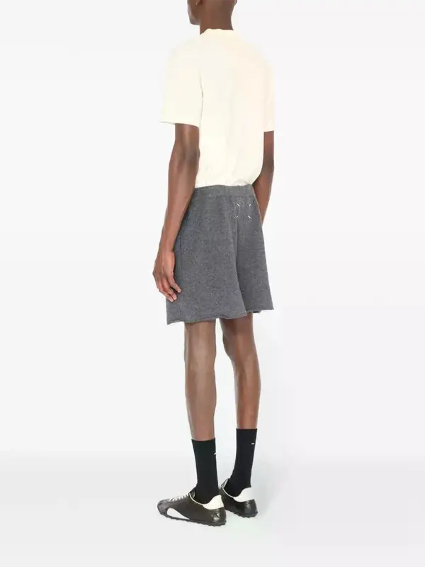 MAISON MARGIELA Four-stitch Wool-cashmere Shorts