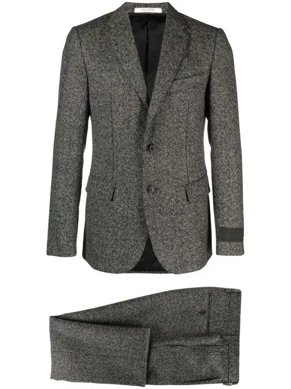 Valentino Garavani Single-breasted Tweed Suit