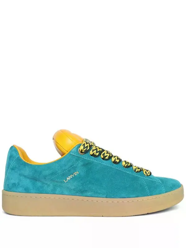 LANVIN X Future Hyper Curb Suede Sneakers