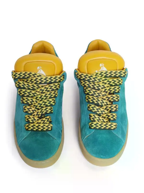 LANVIN X Future Hyper Curb Suede Sneakers
