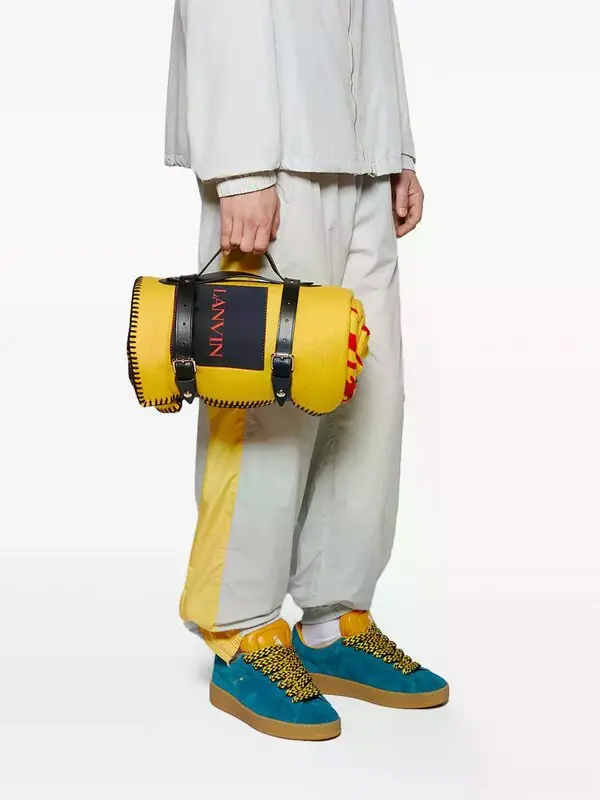 LANVIN X Future Hyper Curb Suede Sneakers