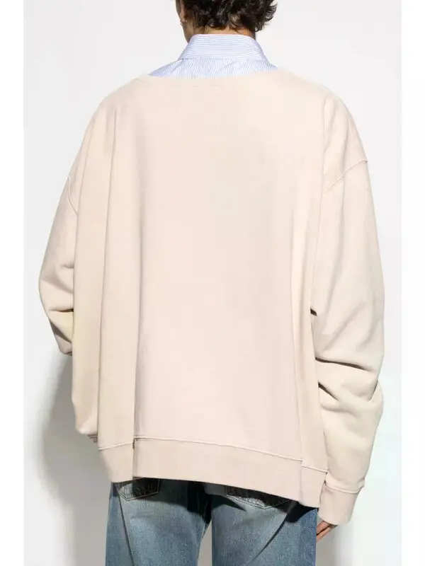 MAISON MARGIELA Logo-embroidered Sweatshirt