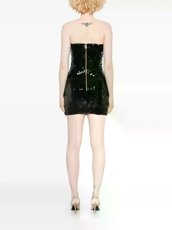 Balmain Sequin-embellished Tailored Mini Dress
