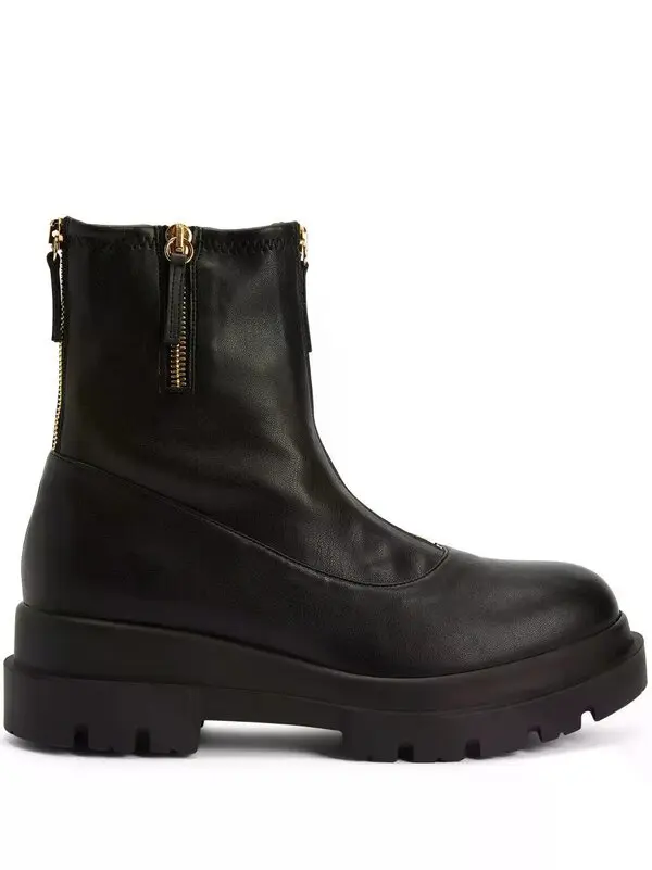 GIUSEPPE ZANOTTI 40mm Avice Zipped Ankle Boots - Black