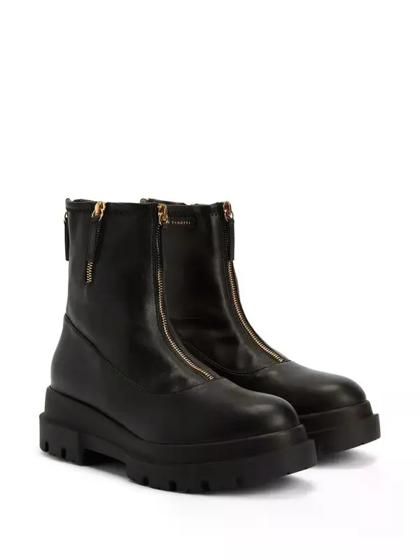 GIUSEPPE ZANOTTI 40mm Avice Zipped Ankle Boots - Black
