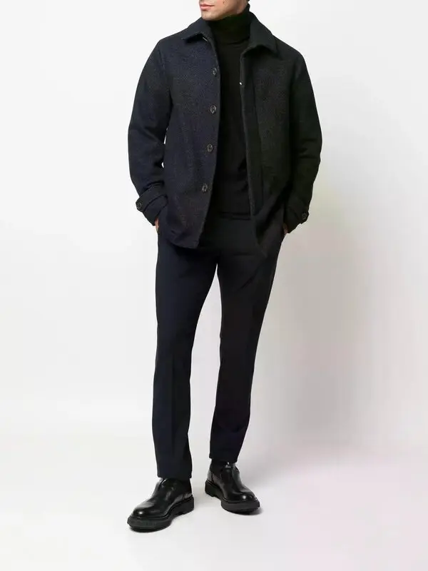 DONDUP Mid-rise Tapered Trousers - Blue