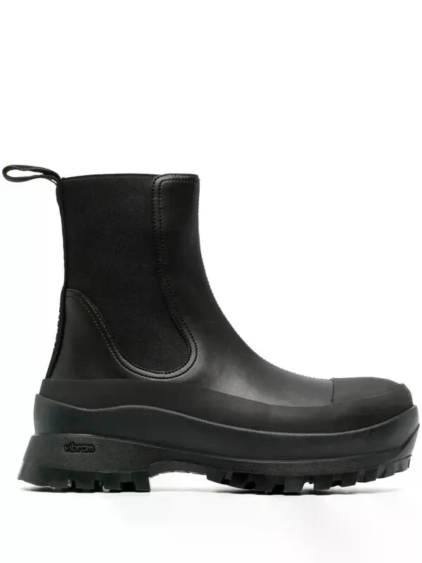 Stella McCartney Trace Faux-leather Ankle Boots - Black