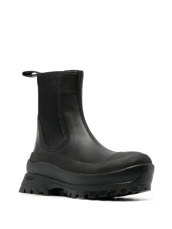 Stella McCartney Trace Faux-leather Ankle Boots - Black