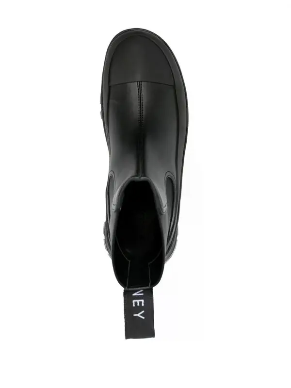 Stella McCartney Trace Faux-leather Ankle Boots - Black