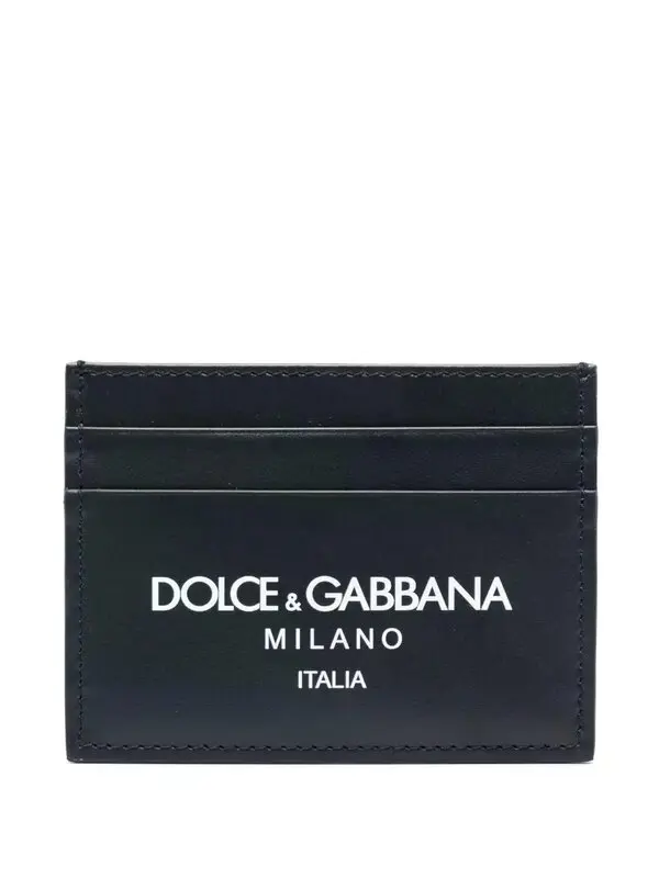 Dolce & Gabbana Logo-print Cardholder - Blue