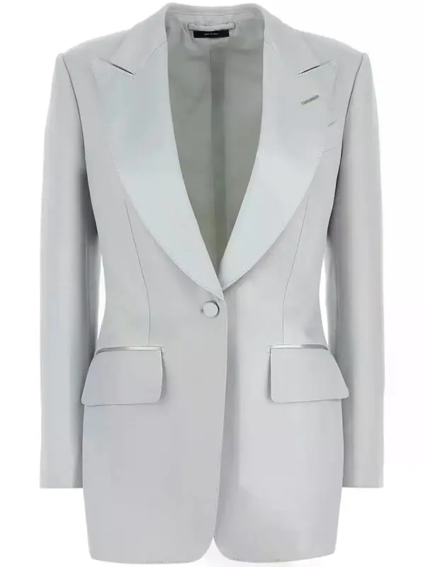 TOM FORD Single-breasted Blazer - Grey
