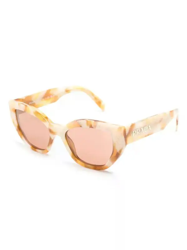 Prada Butterfly-frame Tinted Sunglasses