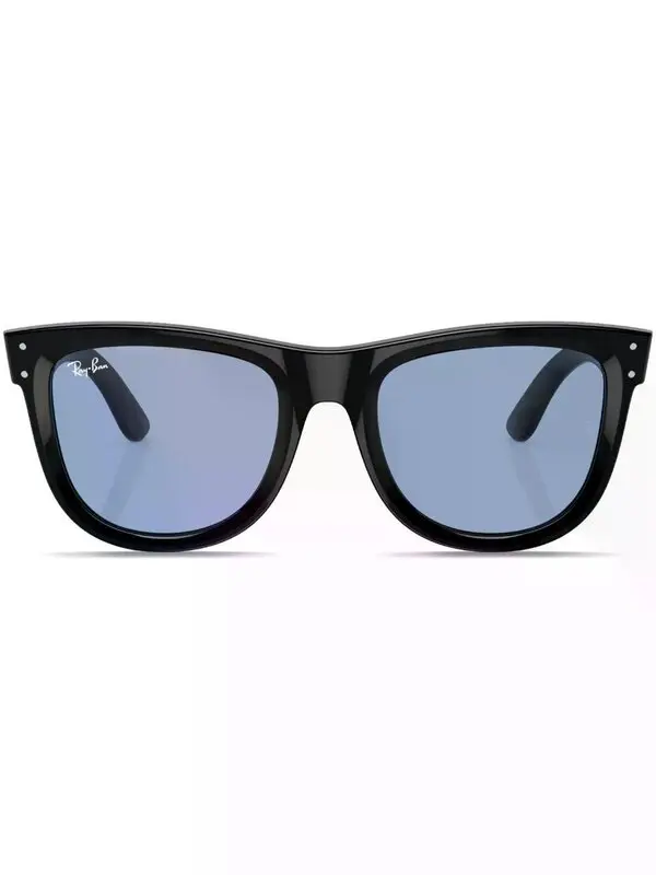 Ray-ban Wayfarer Reverse Round-frame Sunglasses - Black