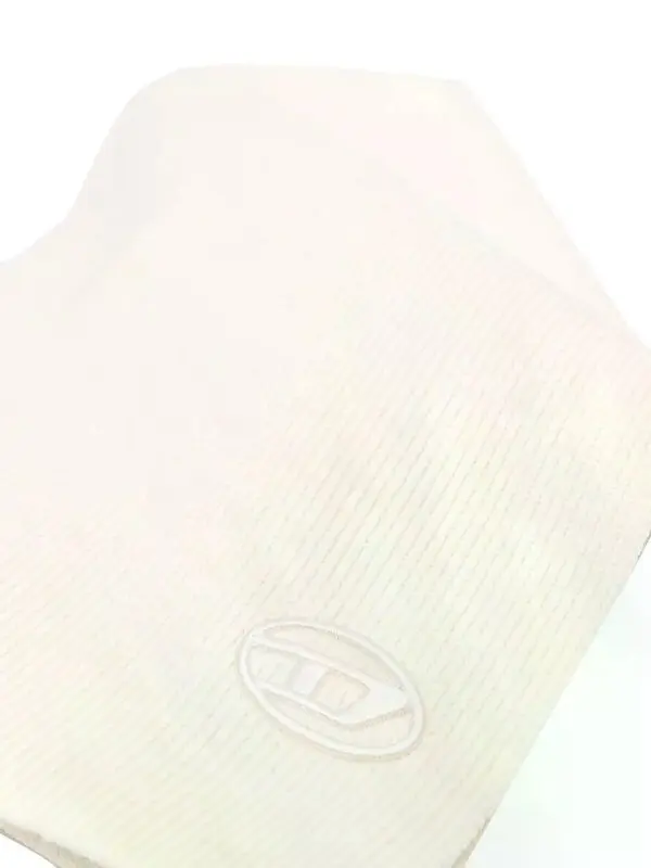 DIESEL® K-coder Ribbed Wool-blend Scarf - Neutrals