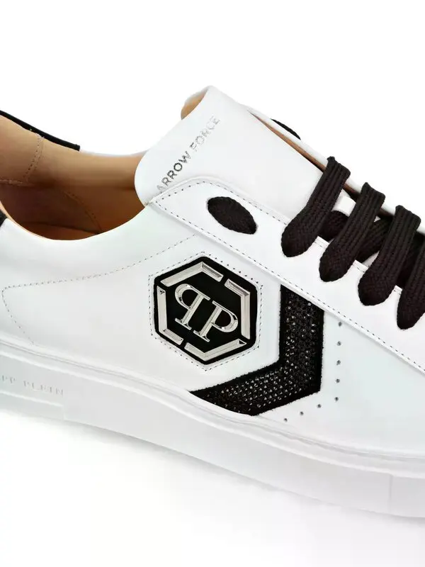Philipp Plein Arrow Force Strass Hexagon Low-top Sneakers