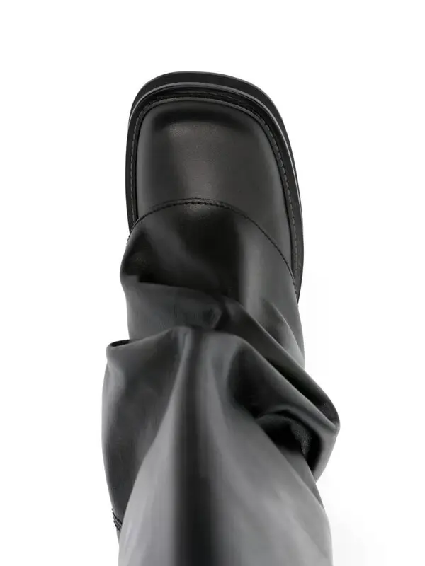 Attico Robin Layered Leather Boots